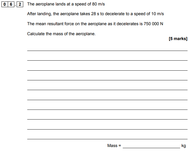GCSE Physics Questions Using Two Equations – Education Plus